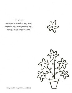 Mother’s Day Coloring Cards – Mother’s Day Coloring Pages – Insightful Nana